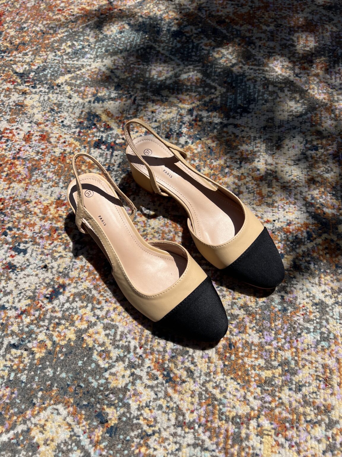 Slingback bicolore EVA